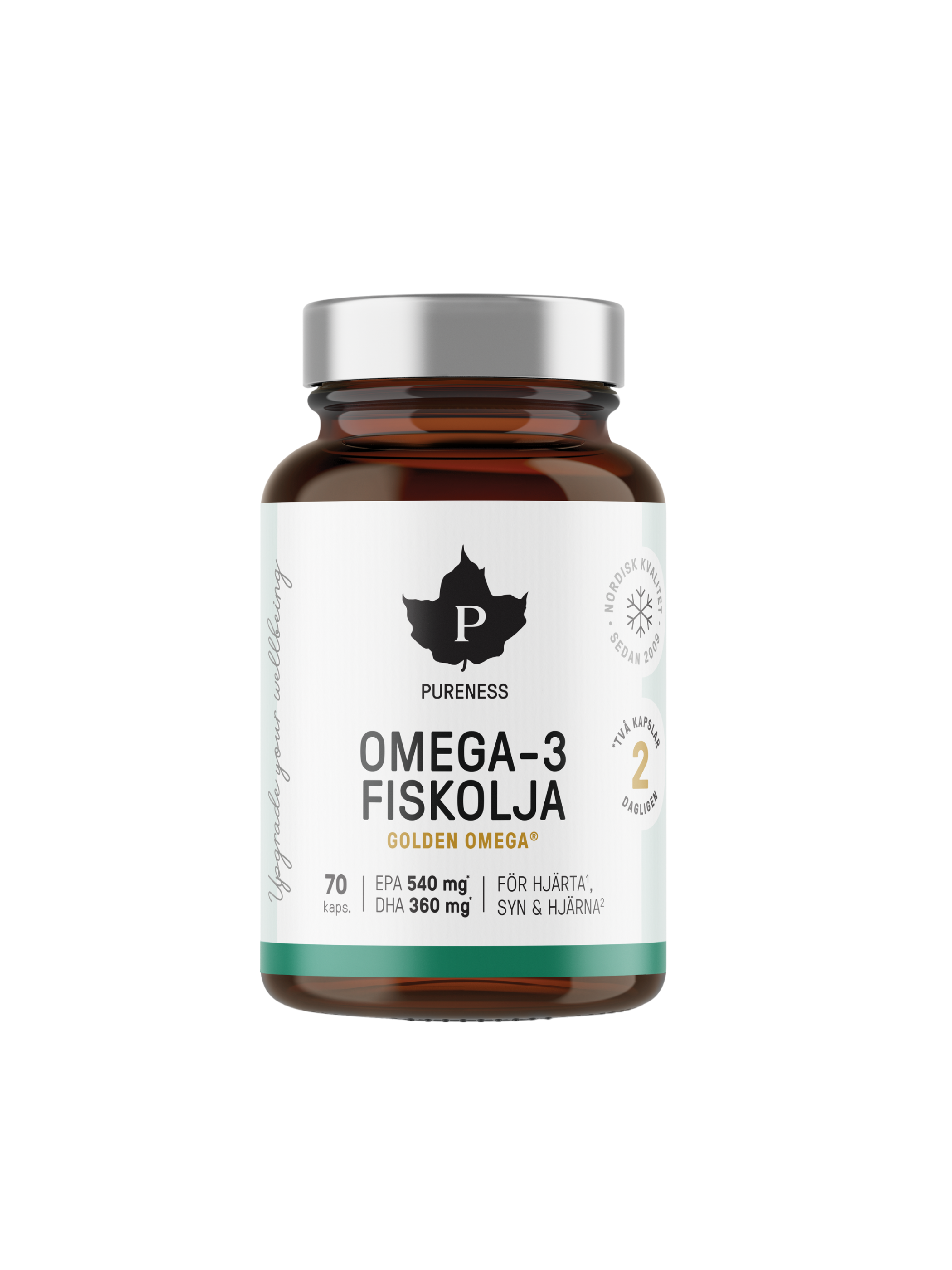 Omega-3 Fiskolja - 70 kapslar